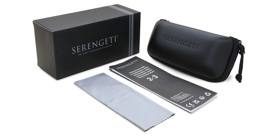 Serengeti Rick Polarized SS755001 Wraparound Matte Black Sunglasses ...