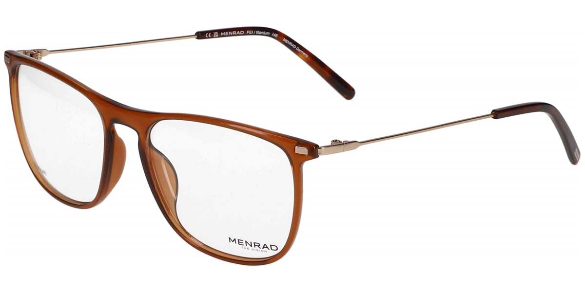 Menrad 6077 5100 Square Brown Frame Eyeglasses | SmartBuyGlasses United ...